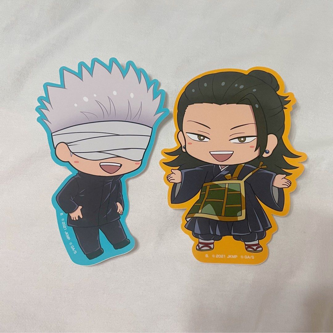 gojo satoru geto suguru satosugu jjk0 die cut big stickers (jujutsu ...