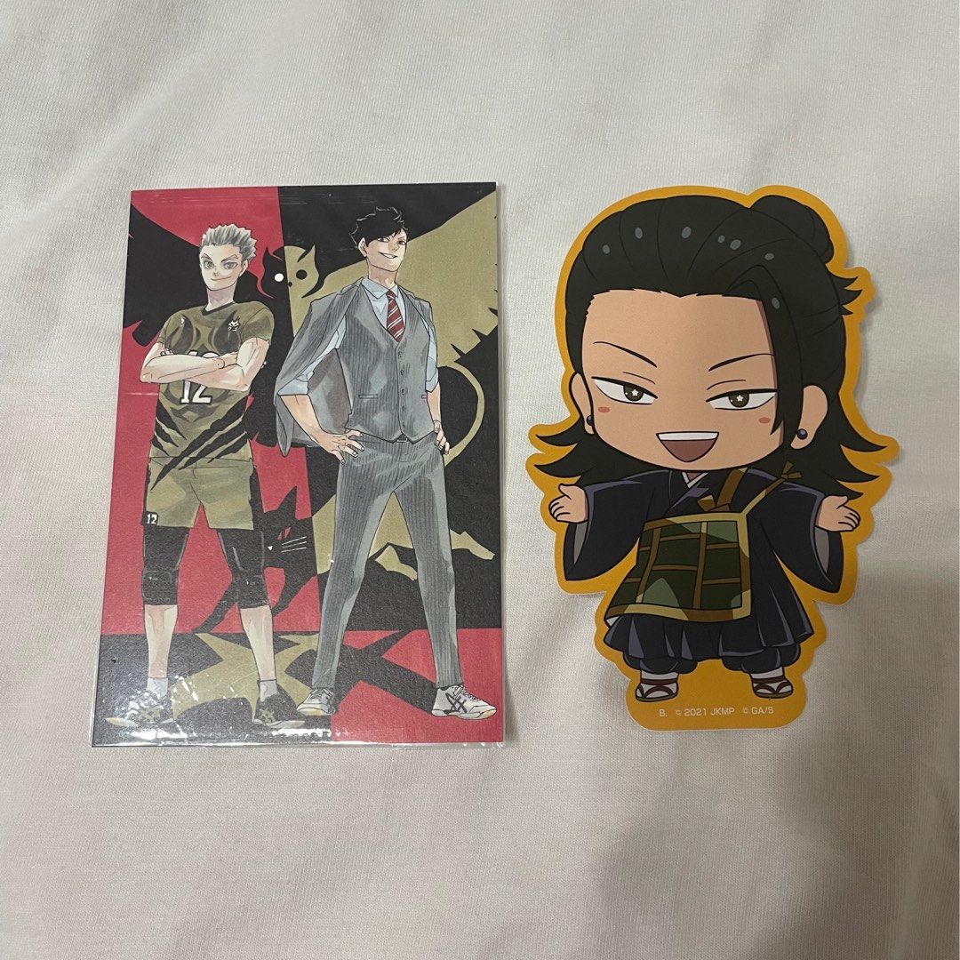 gojo satoru geto suguru satosugu jjk0 die cut big stickers (jujutsu ...