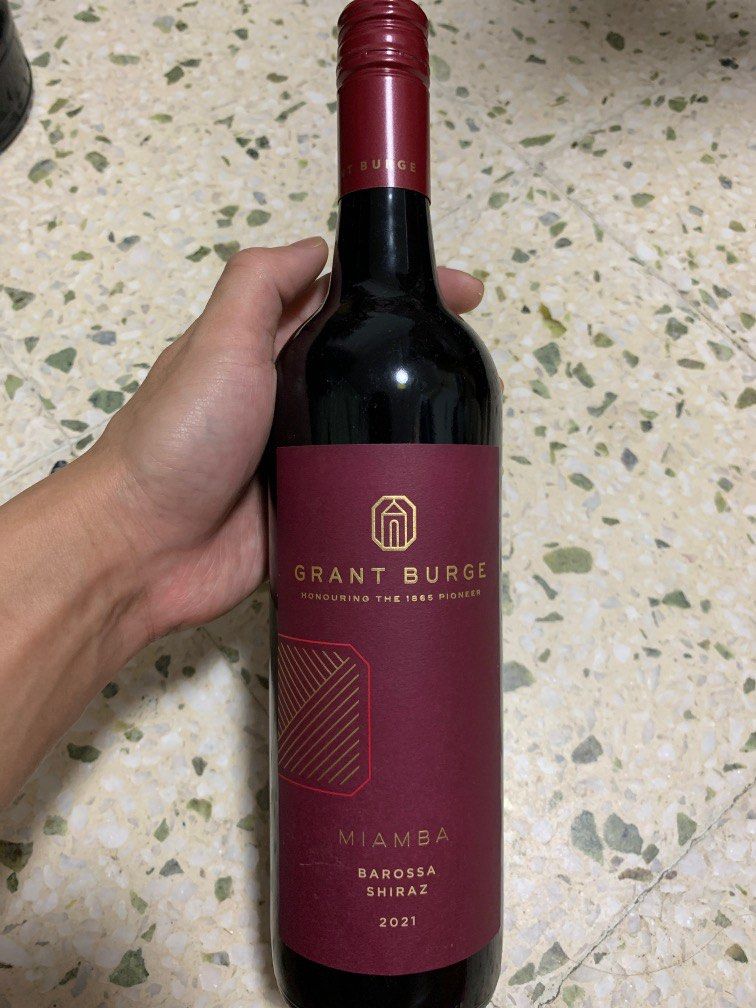 GRANT BURGE MIAMBA BAROSSA SHIRAZ 2021, Food & Drinks, Alcoholic ...