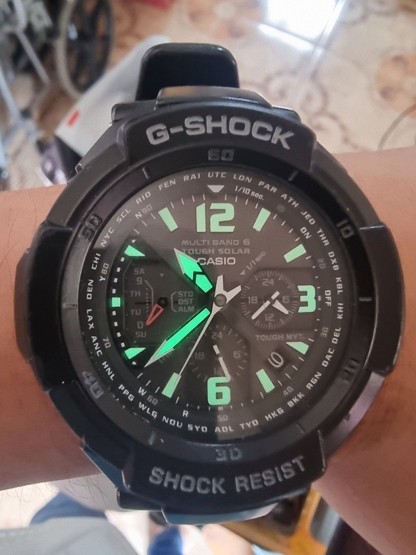 Gshock aviator GW-3000BB gshock sky cockpit GW3000BB gshock sky cockpit ...