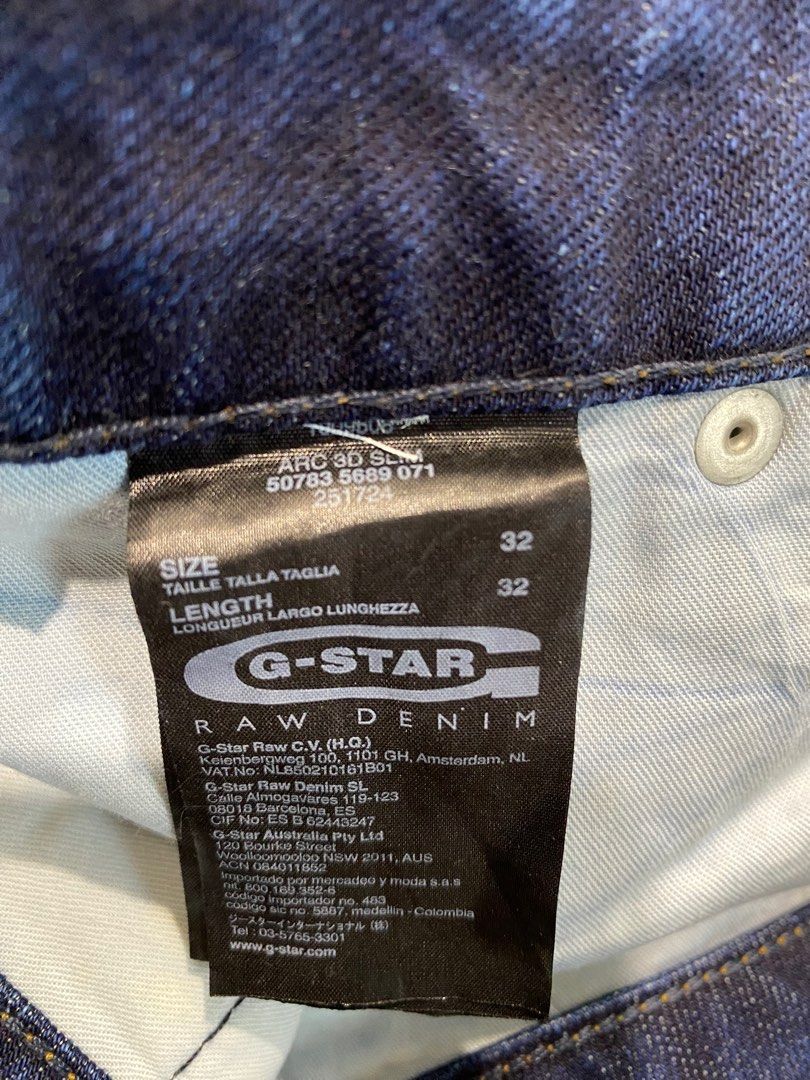 G-Star Originals Raw Denim, Men's Fashion, Bottoms, Jeans on Carousell