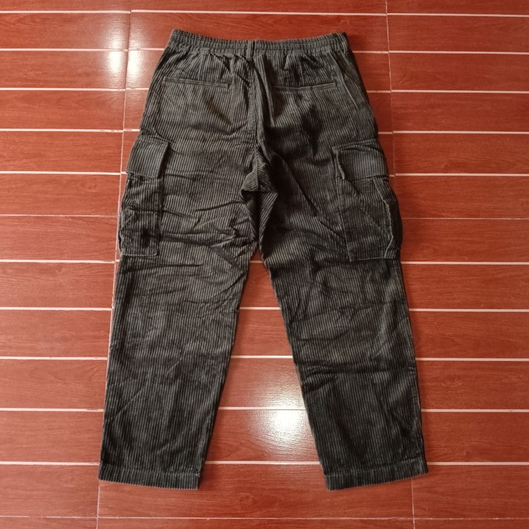 GU - Corduroy Cargo Pants, Men's Fashion, Bottoms, Trousers on Carousell