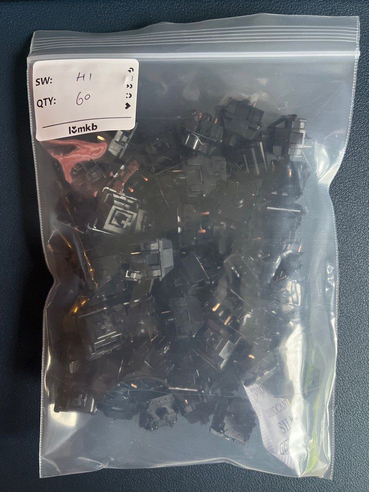 H1 switches (Lubed and Filmed), Computers & Tech, Parts & Accessories ...