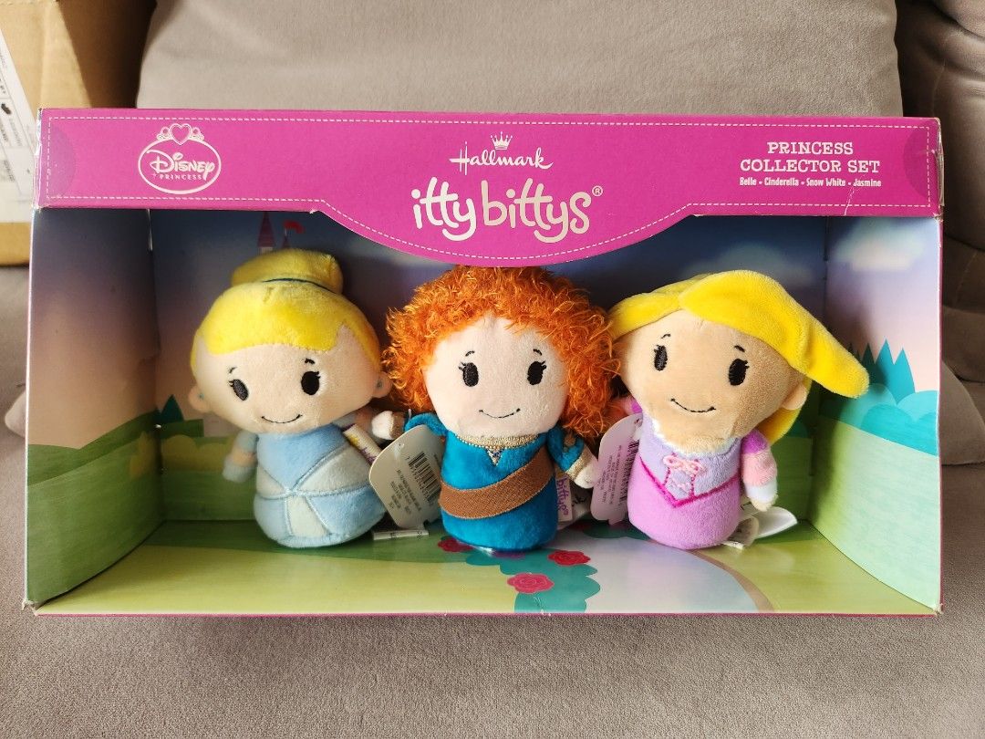 Hallmark Itty Bittys Princess (Cinderella, Merida, Rapunzel), Hobbies & Toys, Toys & Games on ...