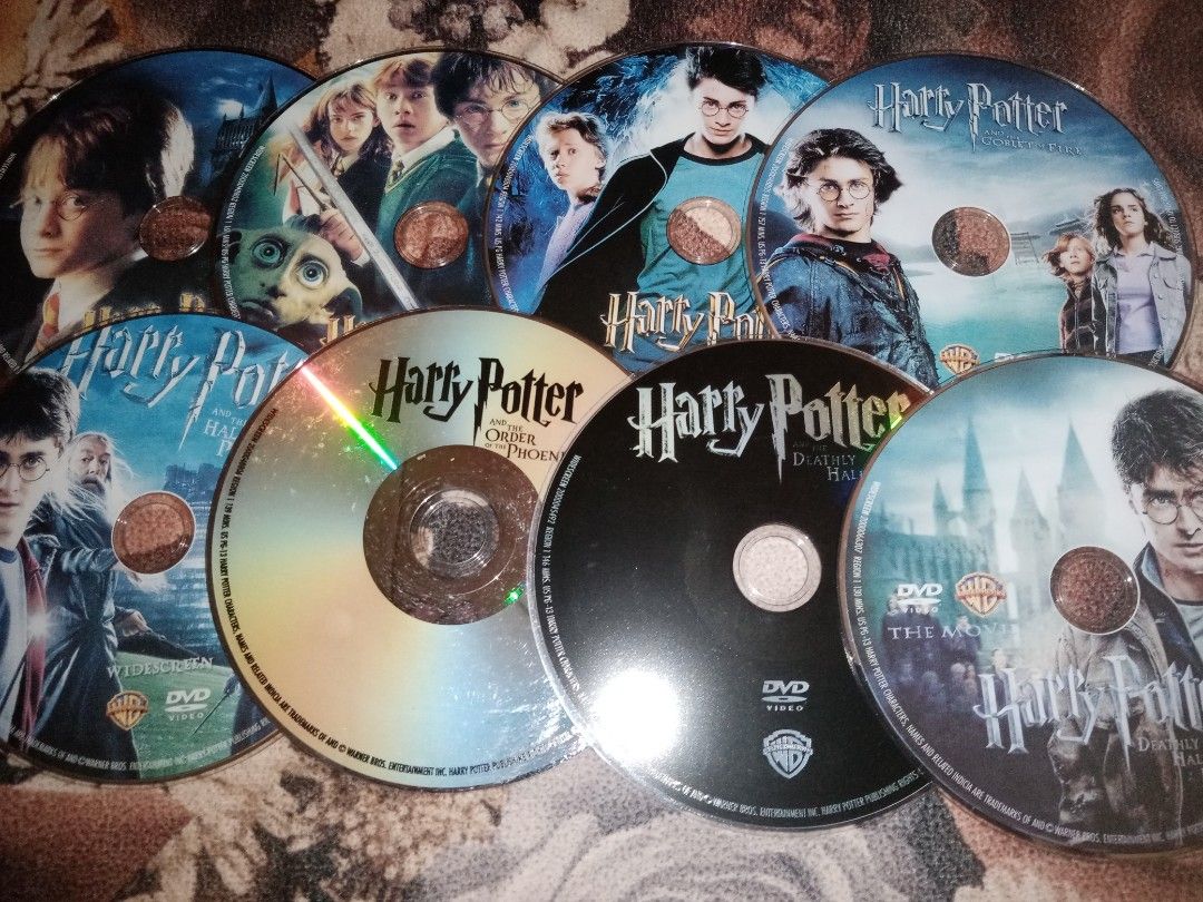 Harry Potter DVDs, Hobbies & Toys, Music & Media, CDs & DVDs on Carousell