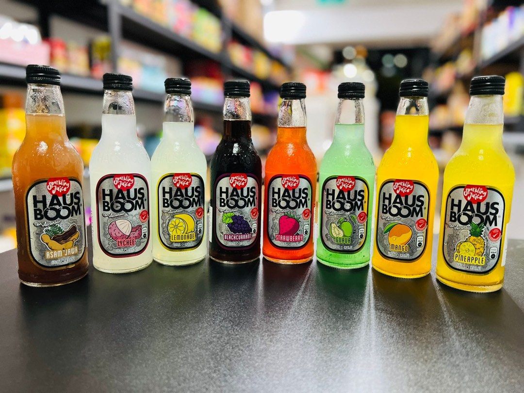 HAUSBOOM Sparkling REAL Juice, Food & Drinks, Beverages on Carousell