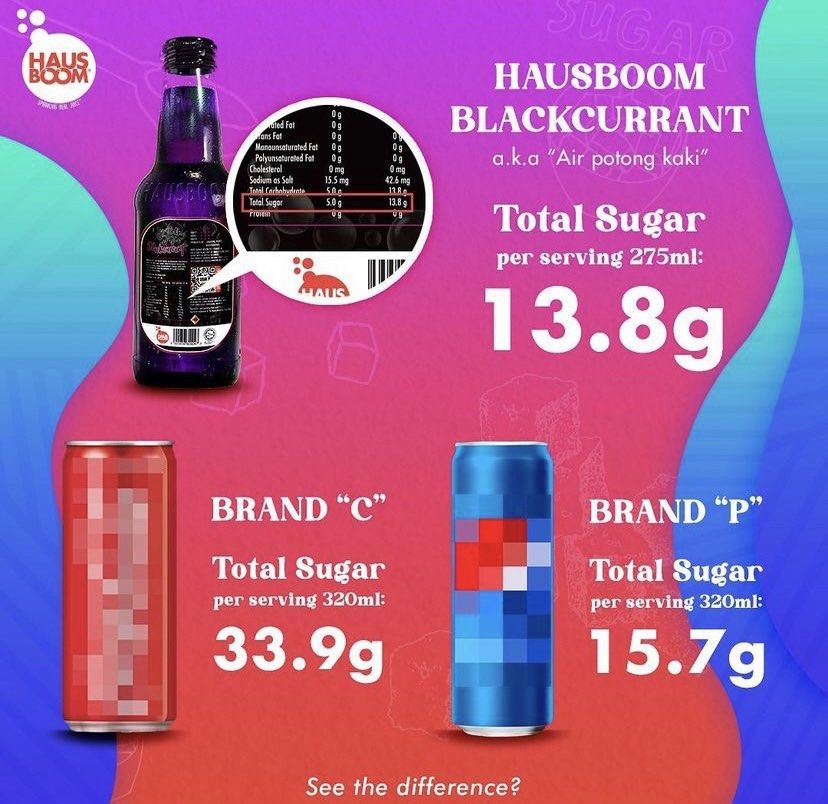 HAUSBOOM Sparkling REAL Juice, Food & Drinks, Beverages on Carousell