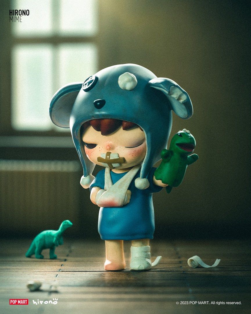 Hirono Mime Series POP MART Full Set Sealed Blind Box Action Figures ...