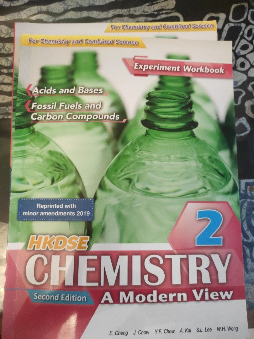 HKDSE Chemistry 2 with workbook, 興趣及遊戲, 書本 & 文具, 教科書 - Carousell