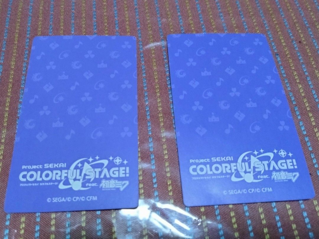 Honami Mochizuki and Saki Tenma Wafer Cards (Hatsune Miku/Project Sekai ...