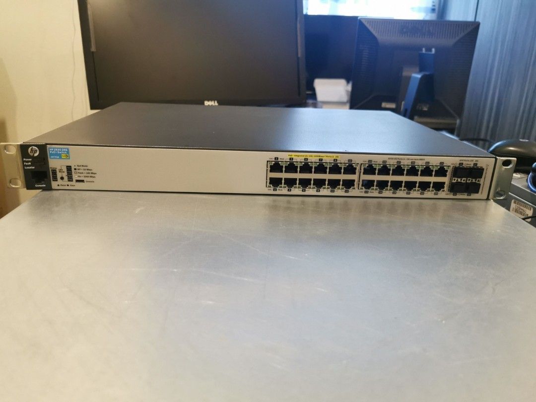 HP 2530 - 24G PoE+ Switch (24 port gigabit lan switch), Computers ...