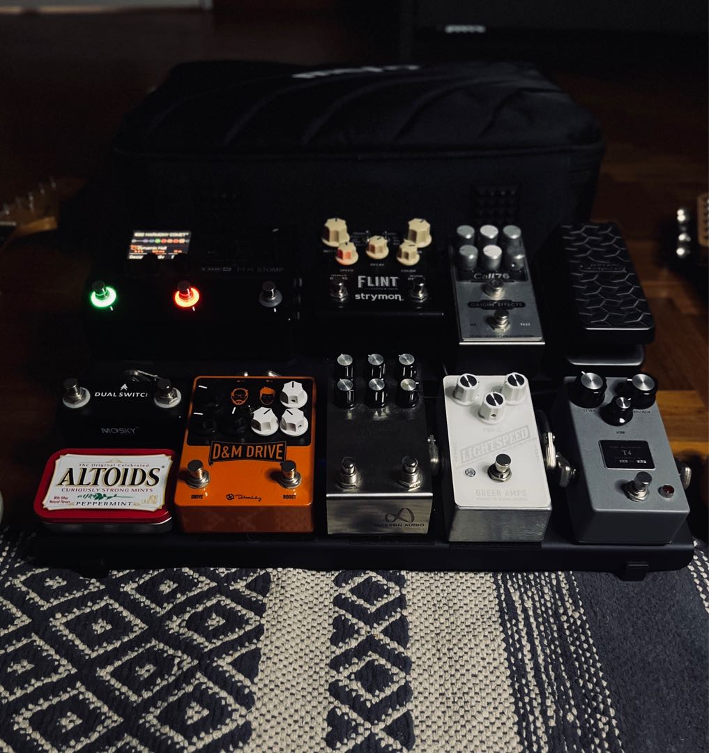 Hx stomp pedalboard | guitar pedals, Hobbies & Toys, Music & Media ...