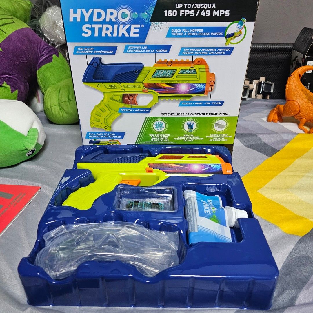 Hydro Strike Nebula Pro with 500 Gel Beads (Gel Blaster), Hobbies ...