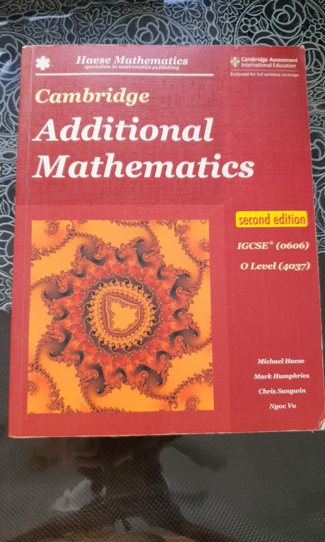 Igcse Additional Mathematics 2nd Edition Hobbies And Toys Books