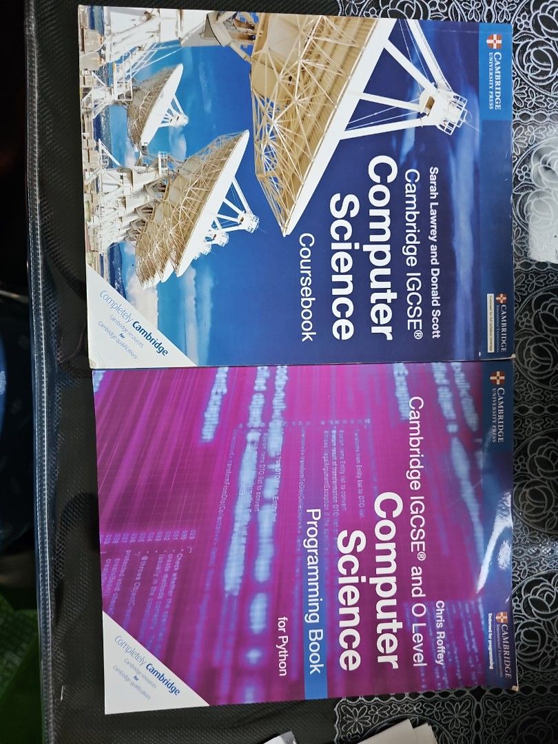 IGCSE Computer Science coursebook and programming book, Hobbies & Toys ... IGCSE Computer Science coursebook and programming book, Hobbies & Toys ...