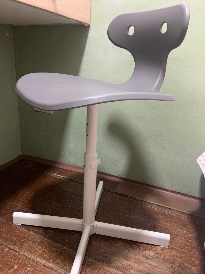 IKEA Molte Desk Chair Grey Adjustable Height, Office Chair, Furniture ...