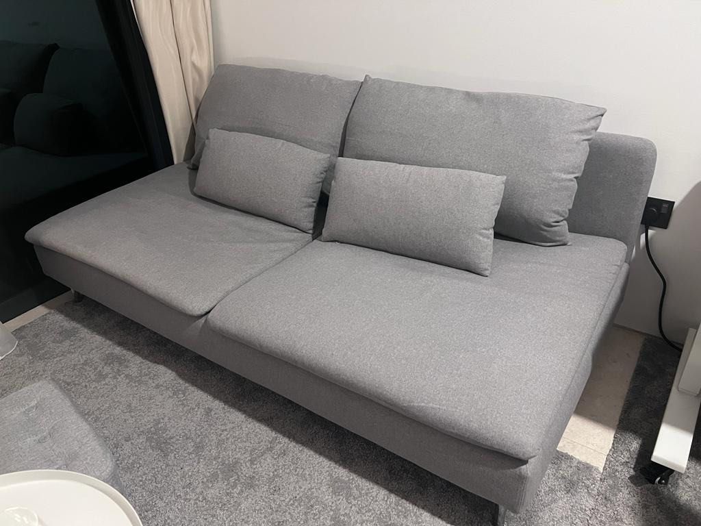 Ikea soderhamn tonerud grey sofa, Furniture & Home Living, Furniture ...