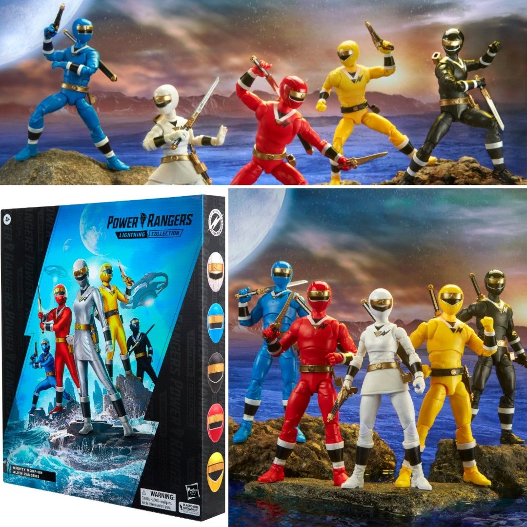 *in stock* Hasbro Lightning Collection Alien Rangers of Aquitar 5 pack ...