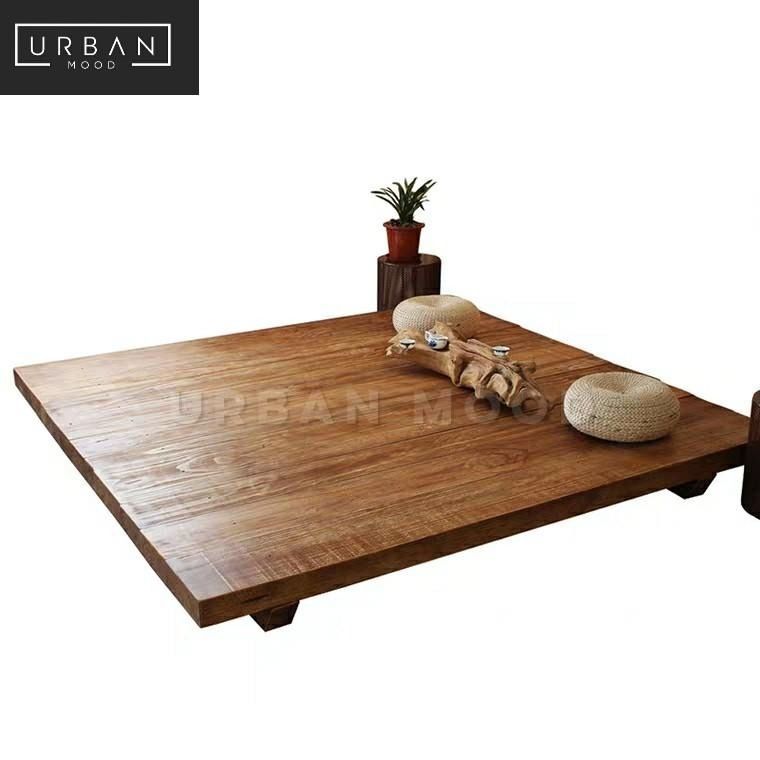 INCANDE Minimalist Solid Wood Platform Bedframe, Furniture & Home ...