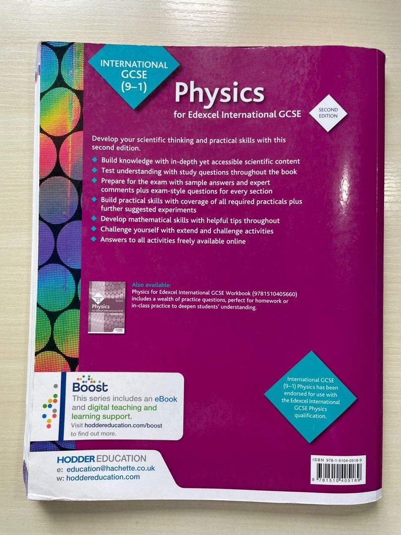 International GCSE Physics for Edexcel International GCSE, 興趣及遊戲, 書本 ...