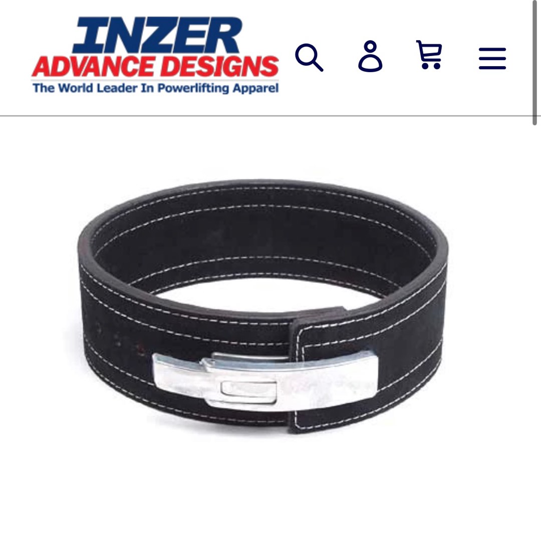 Inzer Belt, Sports Equipment, Exercise & Fitness, Toning & Stretching ...