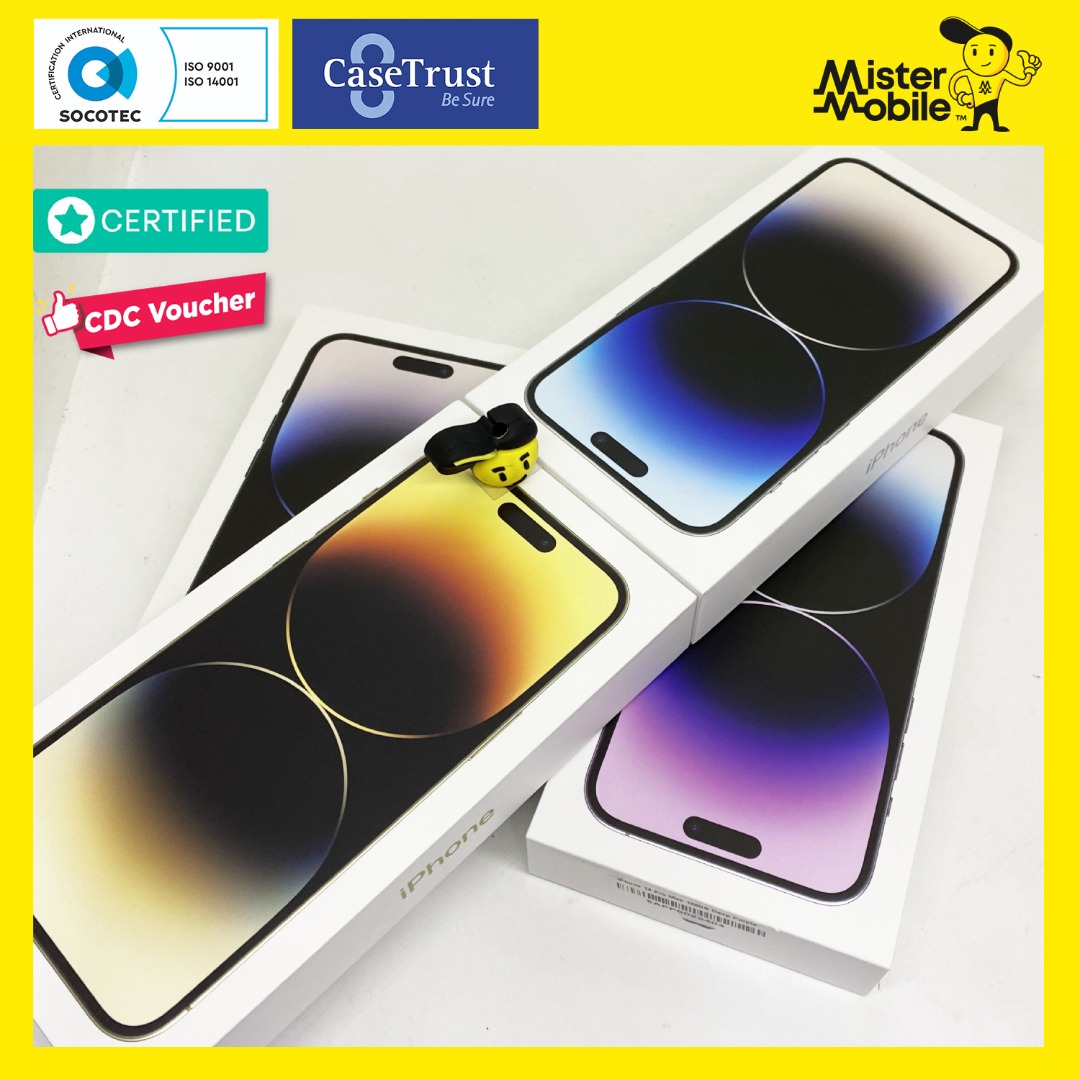 iPhone 14 Pro Max 128 128GB New Local Set Space Black, Deep Purple, Gold and Silver, Mobile ...