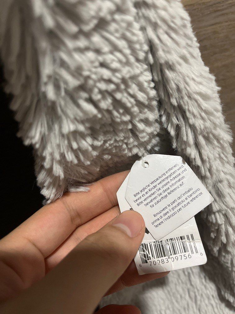 JELLYCAT Bashful Silver Bunny (Really Really Big), 108cm, Hobbies & Toys, Toys & Games on Carousell