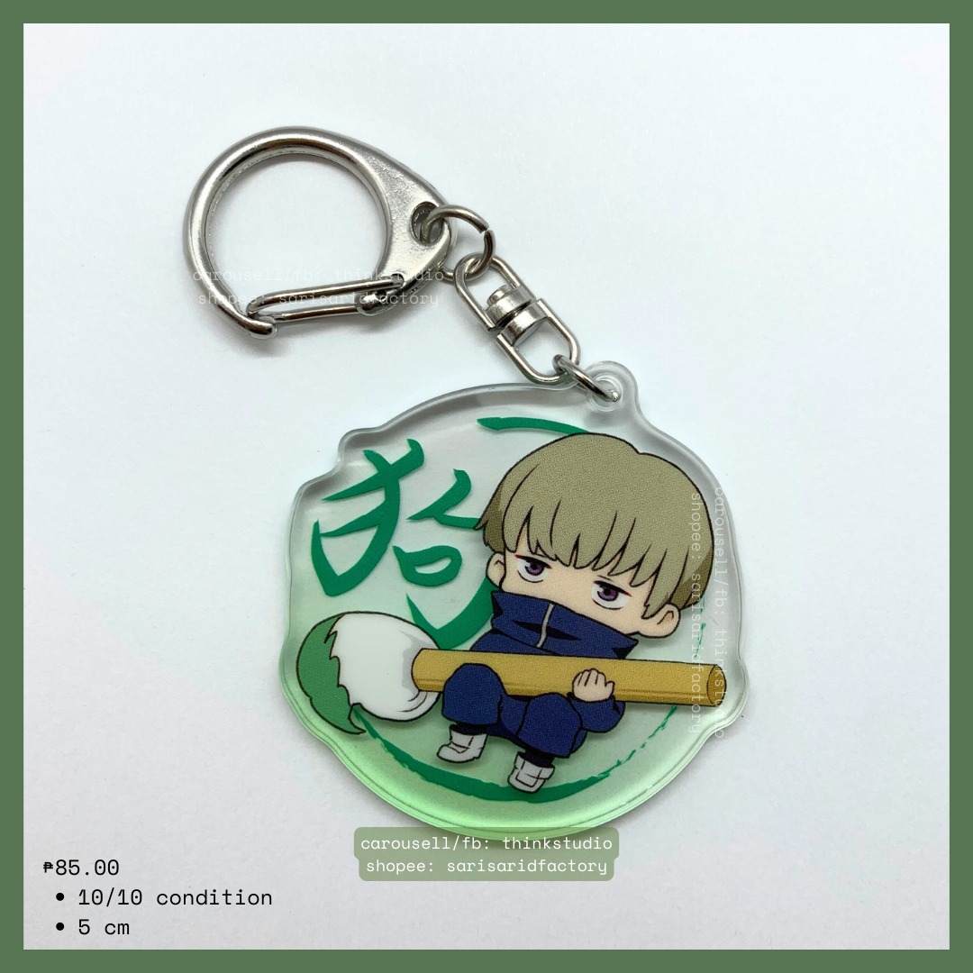 jujutsu kaisen - toge inumaki - paint - acrylic keychain on Carousell