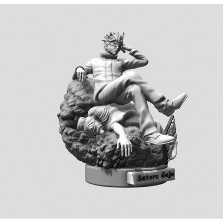 Jujutsu kaisen gojo satoru custom painted figure, Hobbies & Toys ...