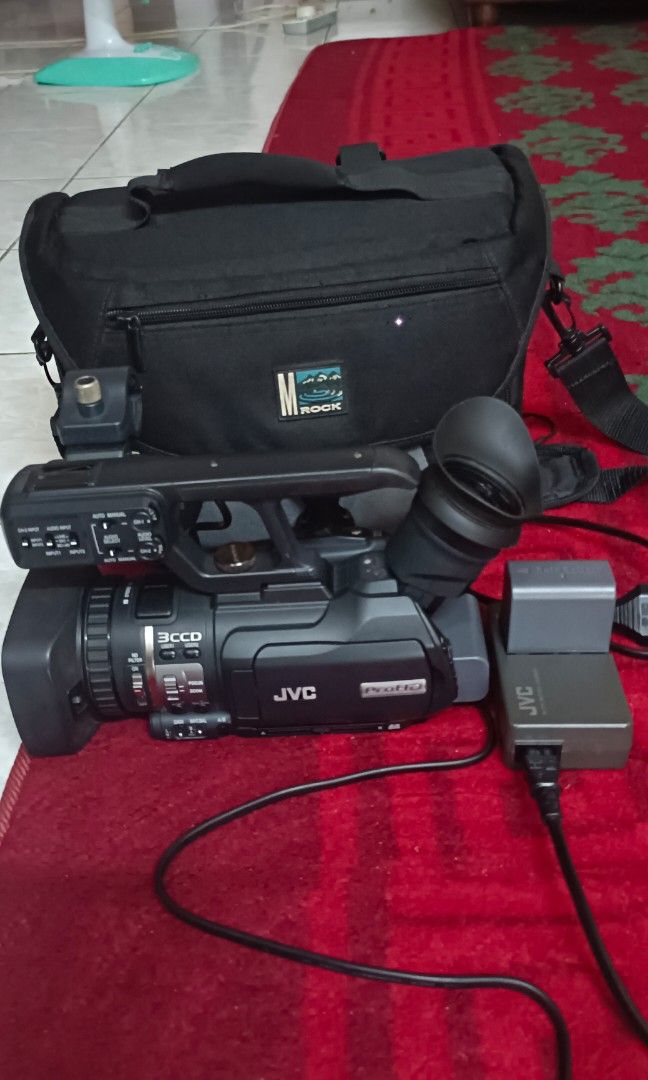 Jvc and Panasonic camcoder, Photography, Video Cameras on Carousell