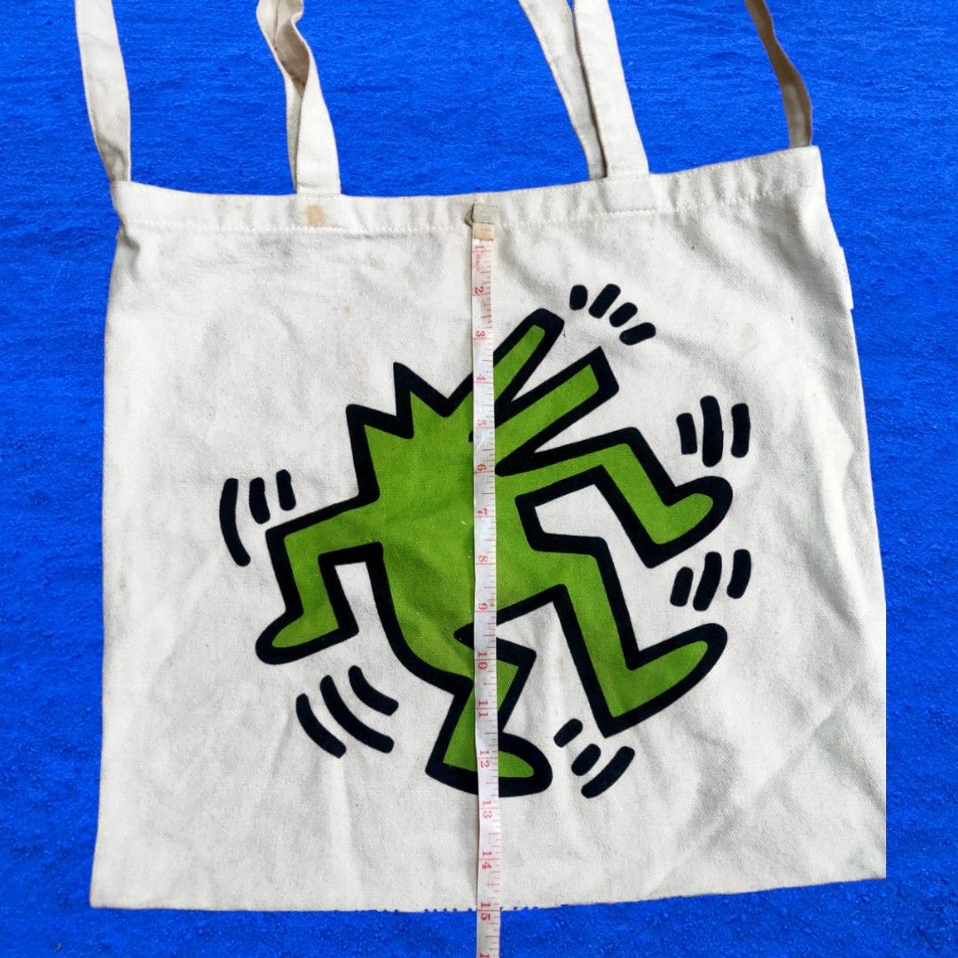 KEITH HARING TOTE BAG, Men's Fashion, Bags, Sling Bags on Carousell