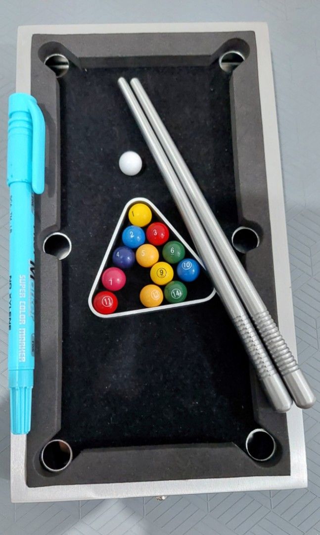 Kokopelli Miniature Pool Table, Hobbies & Toys, Toys & Games on Carousell