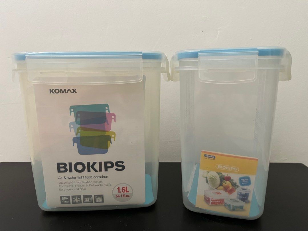 Komax Biokips Made in Korea Air & Watertight Food Container [ Rectangle ], Furniture & Home ...