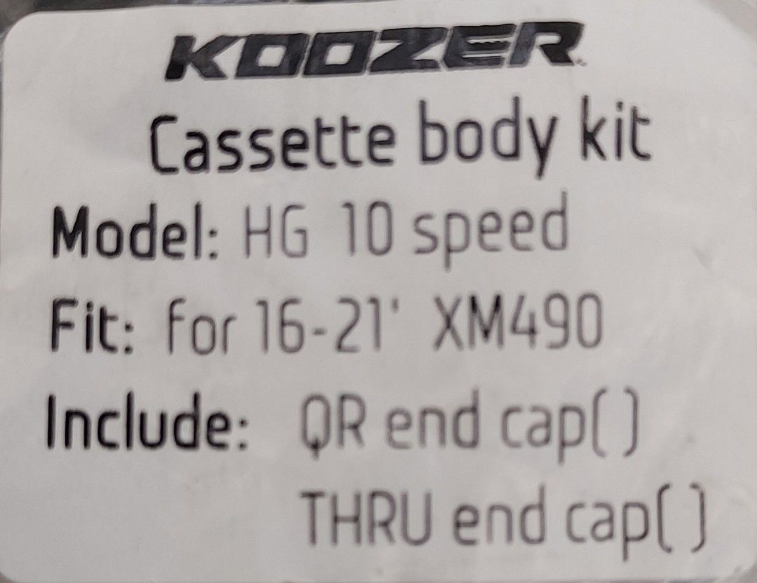 Koozer Free hub - 11 speed, Sports Equipment, Bicycles & Parts, Parts ...