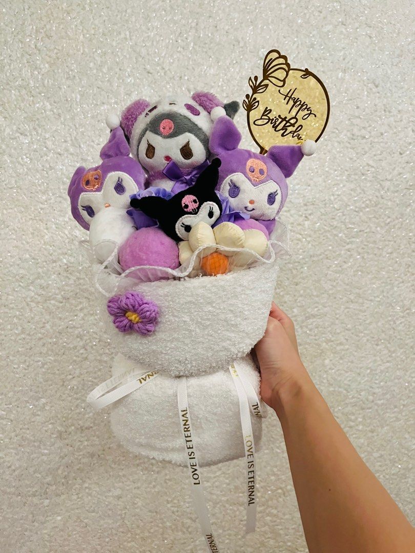 My melody Kuromi flower bouquet birthday anniversary graduation, Hobbies & Toys, Stationery ...