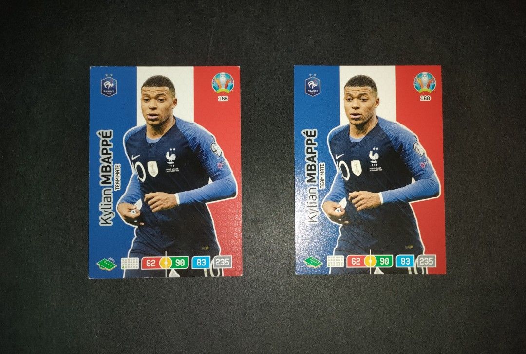 KYLIAN MBAPPE EUROS CARD (Lionel Messi Cristiano Ronaldo Match attax ...