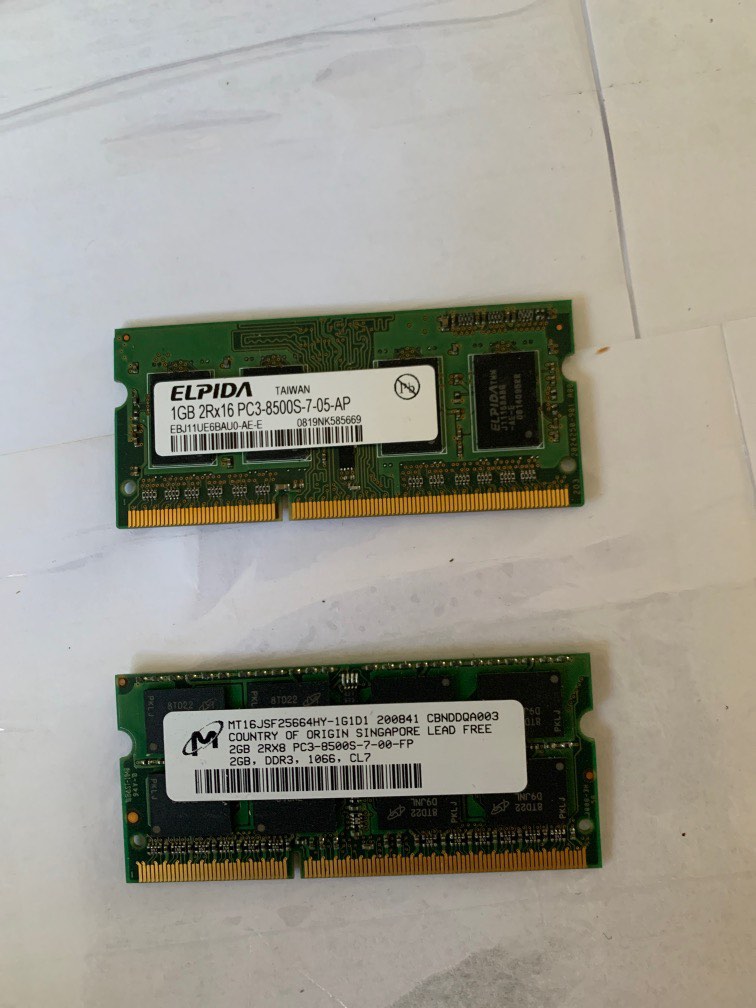 Laptop ram cards, Computers & Tech, Parts & Accessories, Other ...