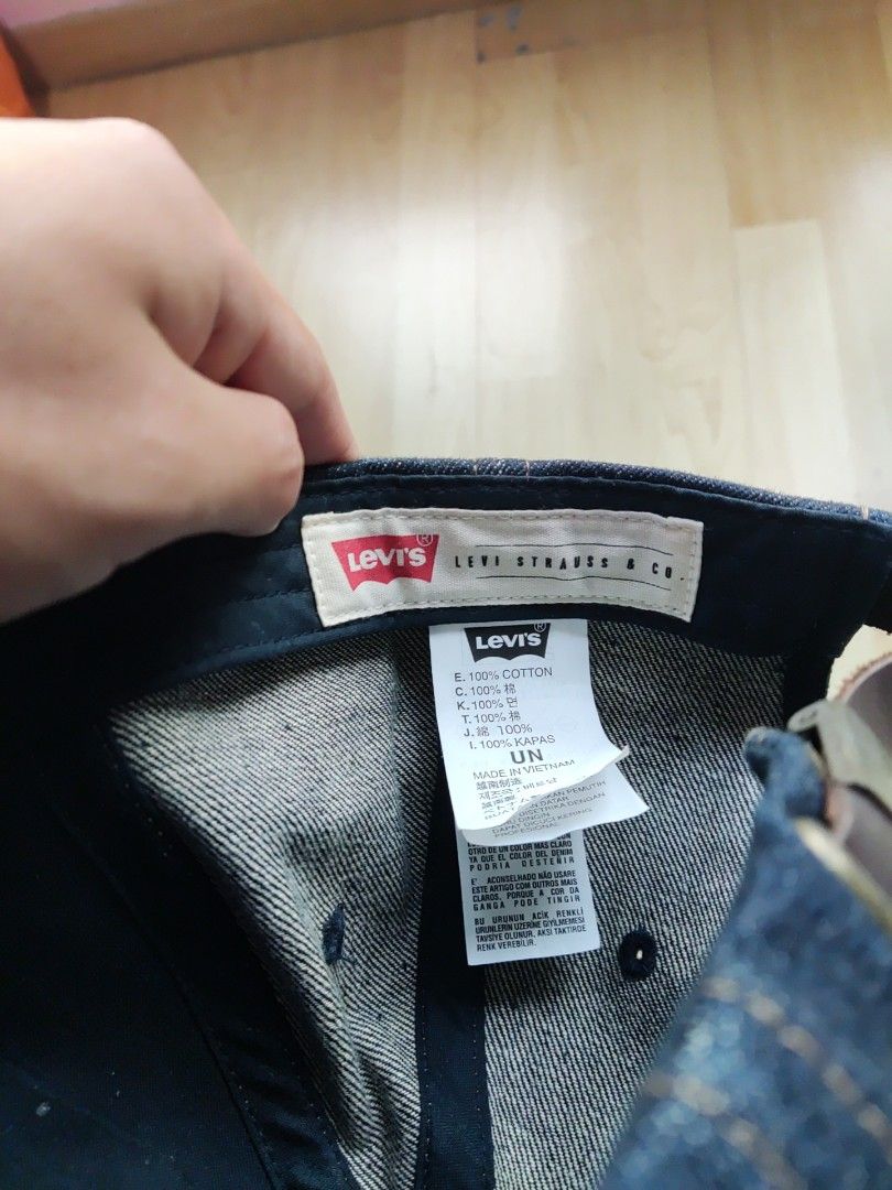Levi's full denim cap, Men's Fashion, Watches & Accessories, Caps ...