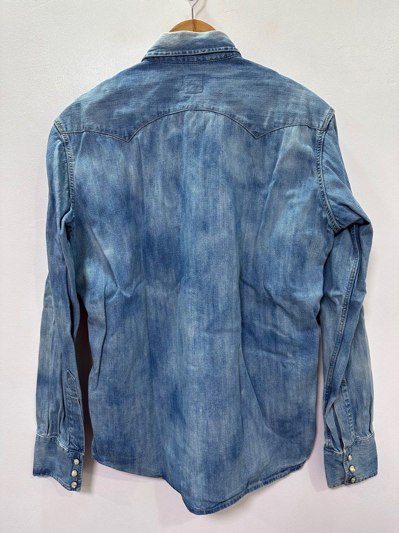 LEVI'S VINTAGE CLOTHING (LVC) | Western Denim Shirt, Men's Fashion ...