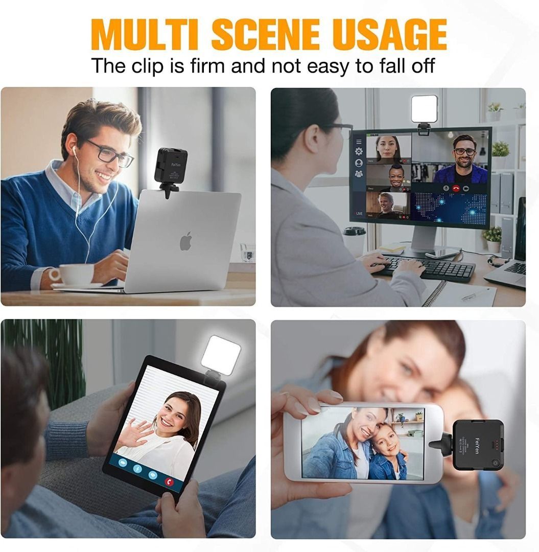 Light for Video Conferencing | Video Conference Lighting Clip Kit with ...