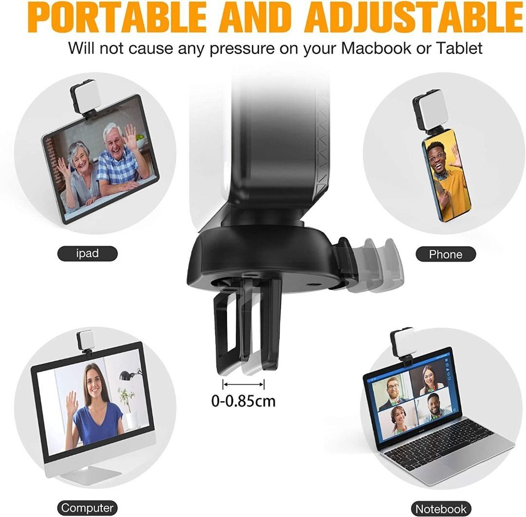 Light for Video Conferencing | Video Conference Lighting Clip Kit with ...