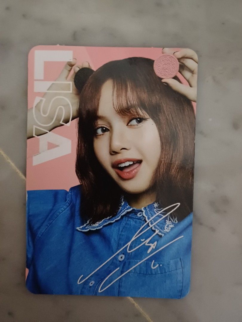Lisa blackpink oreo, Hobbies & Toys, Memorabilia & Collectibles, K-Wave ...