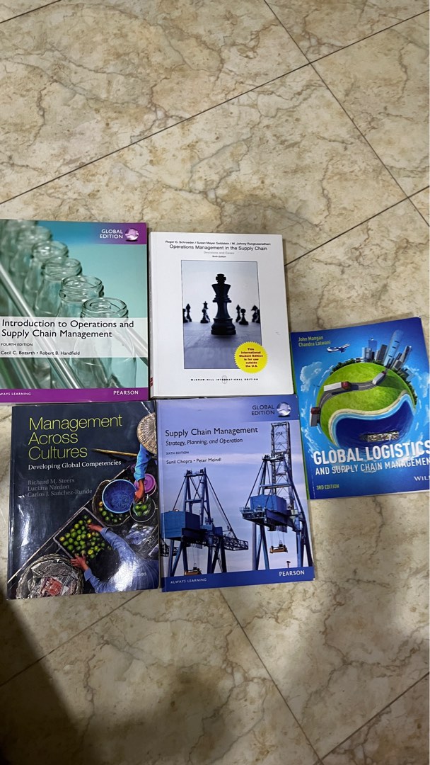 Logistics text books (bundle of 5), Hobbies & Toys, Books & Magazines ...