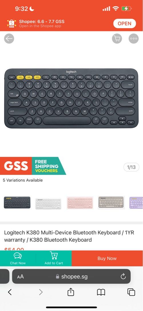 Logitech K380, Computers & Tech, Parts & Accessories, Computer Keyboard ...