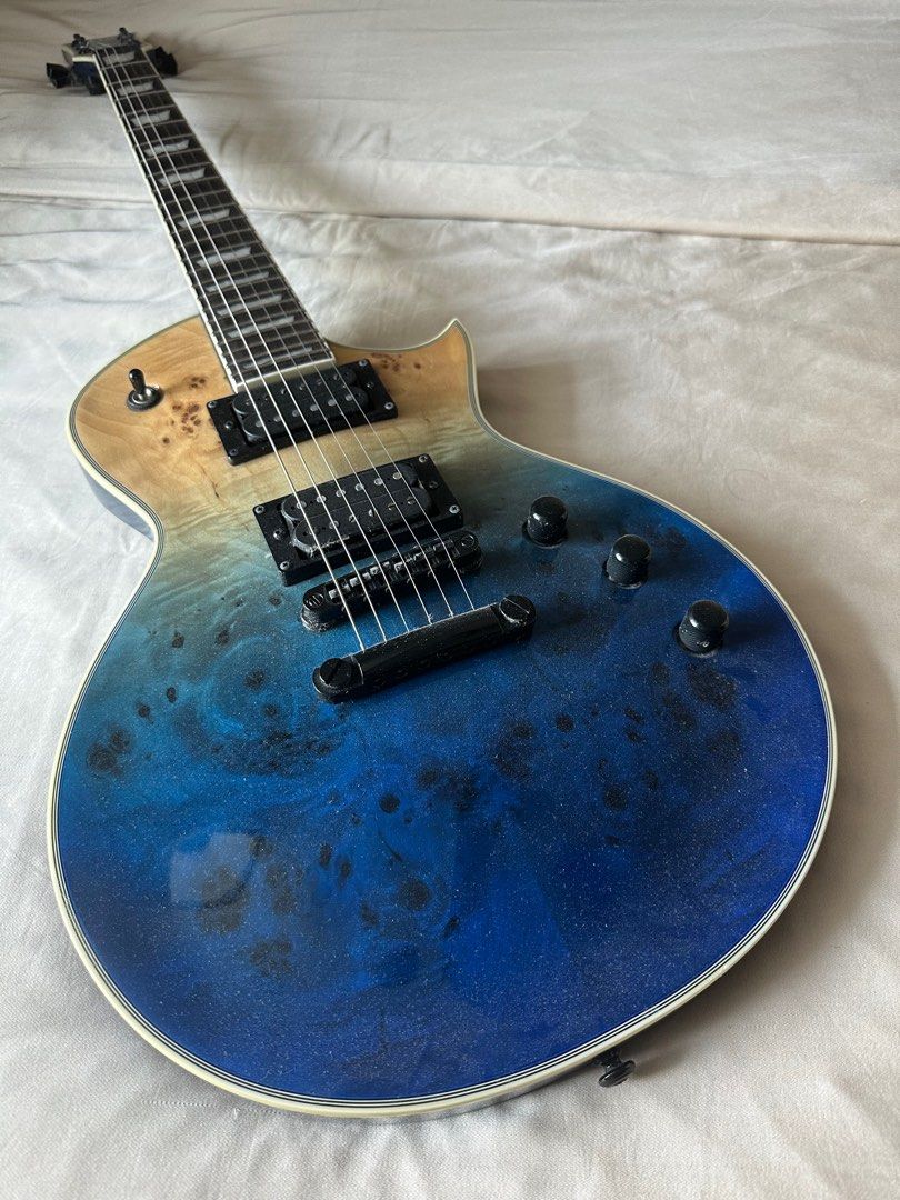 LTD EC-1000 Blue Natural Fade, Hobbies & Toys, Music & Media, Musical ...
