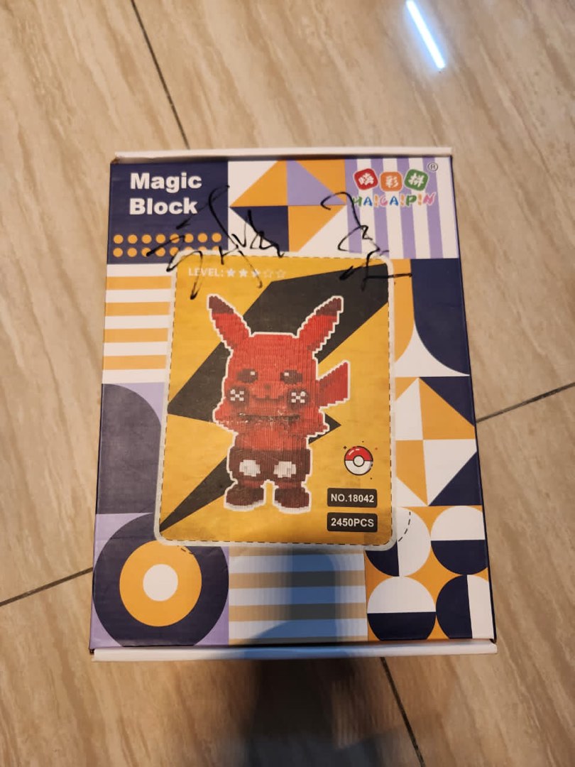 Magic Block Pikachu, Hobbies & Toys, Toys & Games on Carousell