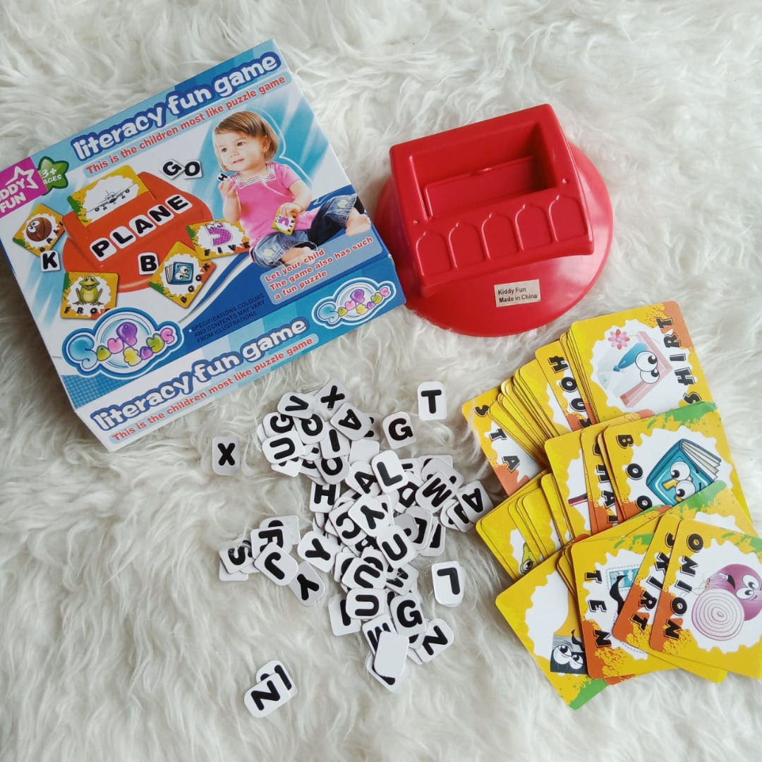 Mainan kiddy fun edukasi montessori anak literacy fun game belajar abc ...