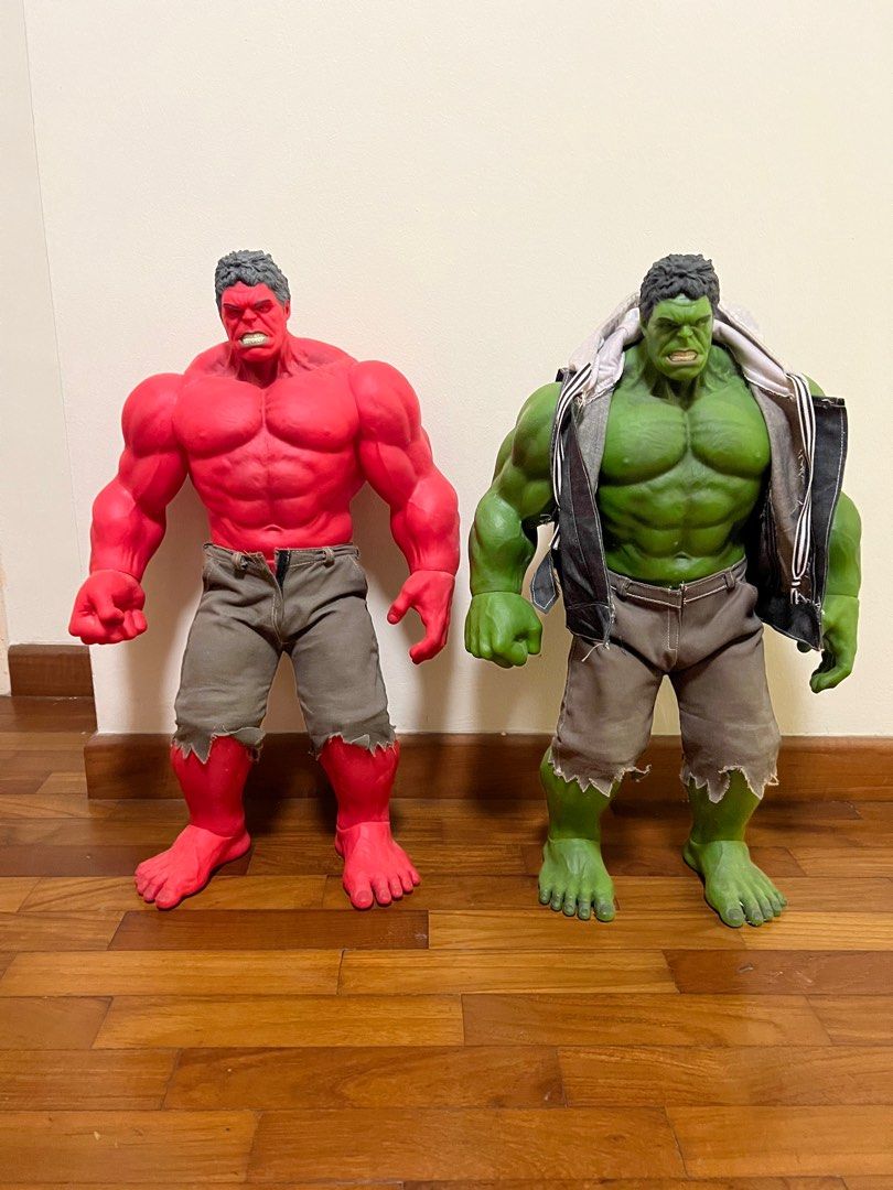 avengers red hulk toys