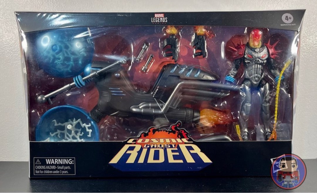Marvel Legends Series Cosmic Ghost Rider with Cosmic Motorcycle Action ...