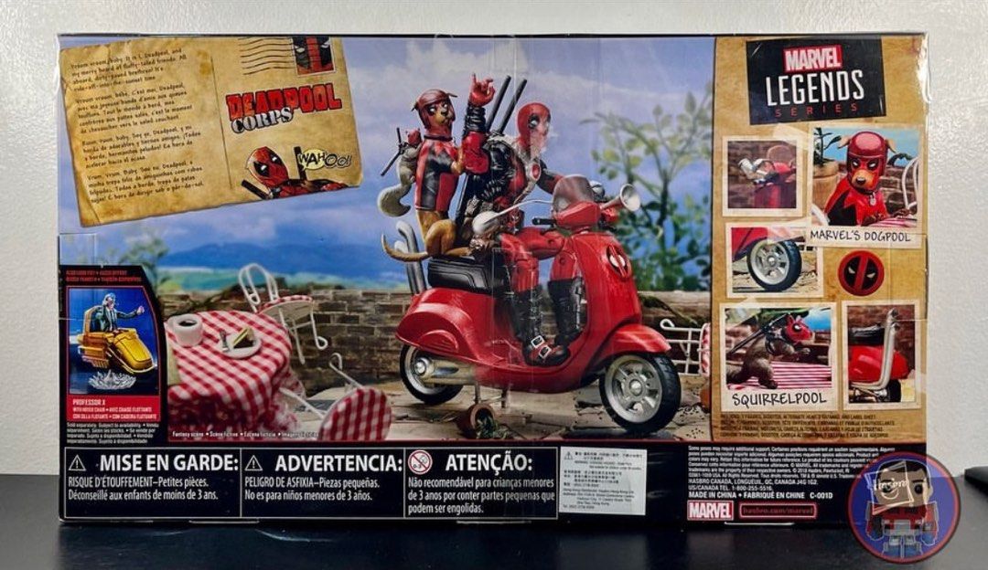 Marvel Legends Series Deadpool Corps with Scooter 6” Action Figure by ...